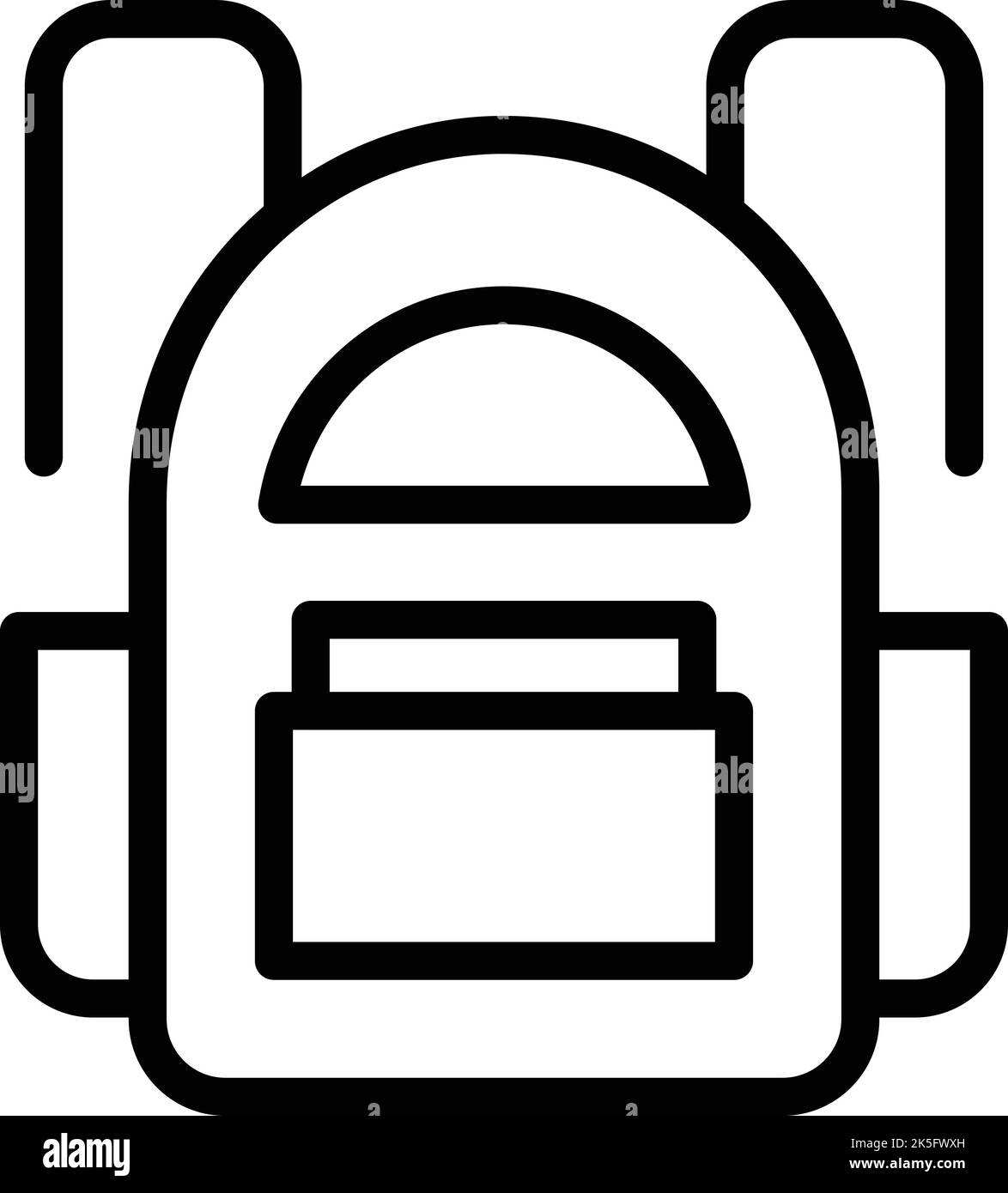 Man bus window backpack Stock Vector Images - Alamy