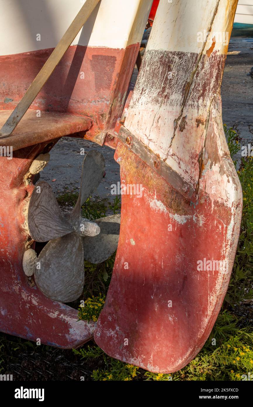 ships propellor, boat propellor, wooden ships rudder, boats rudder ...