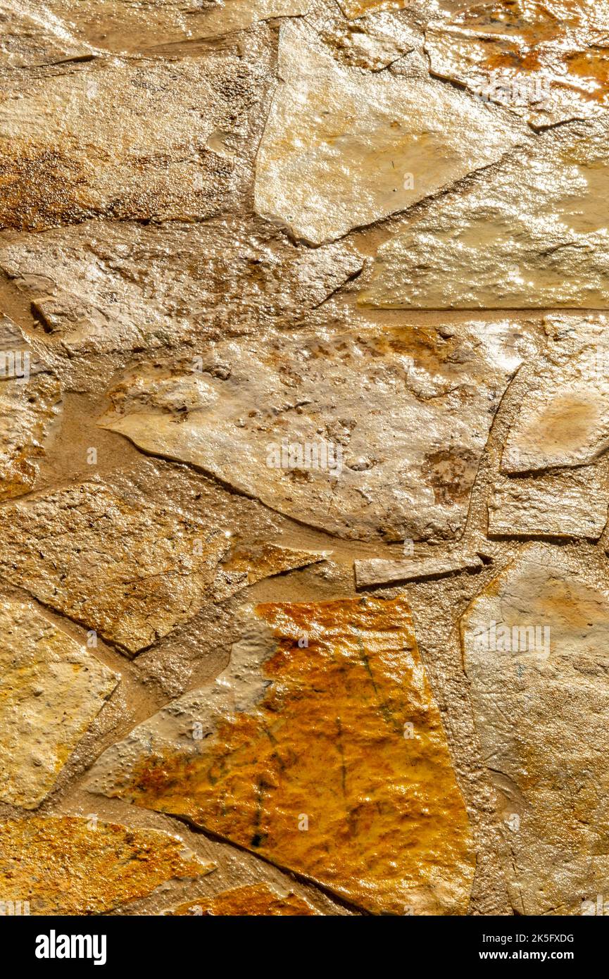 abstract image of stone wall in crazy paving style design suitable for ...