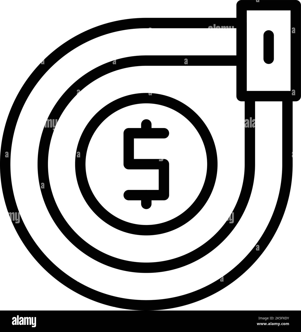 Smart sharing icon outline vector. Public city. Share transport Stock ...