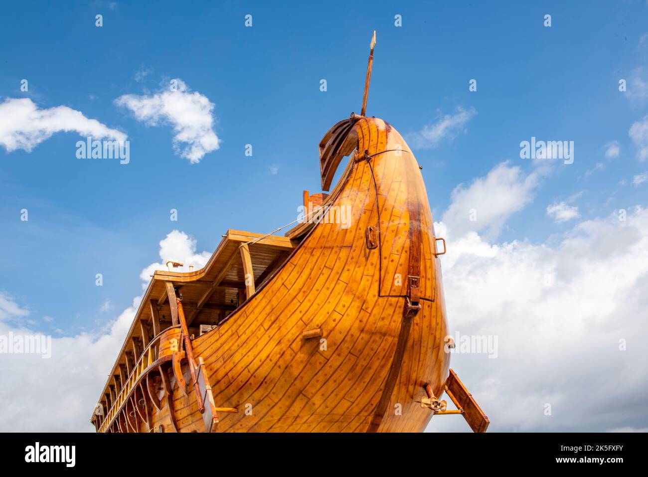 greek galley, traditional greek ship, historical greek ship, wooden ...
