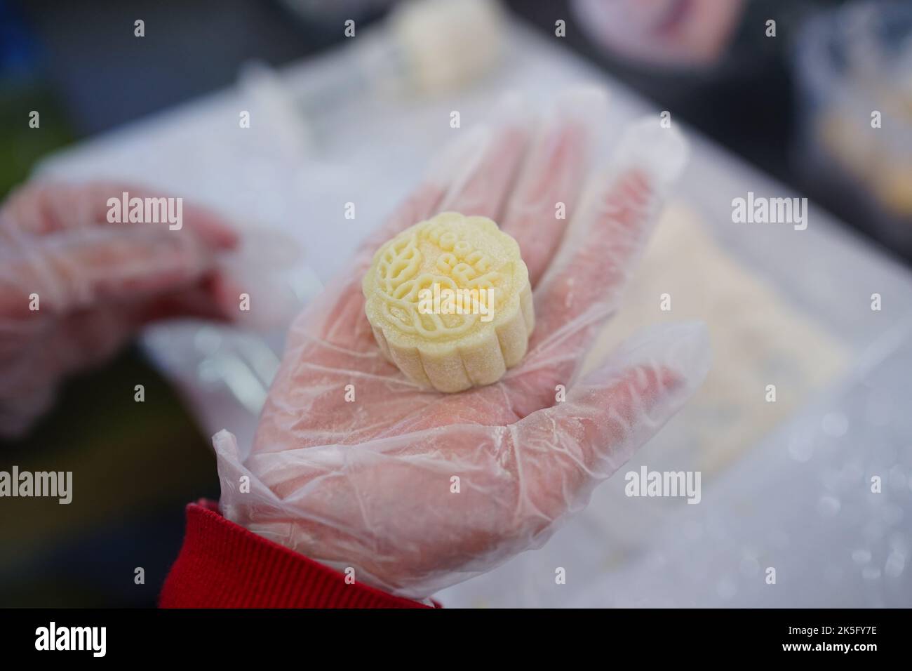 Making moon cake in Australia Stock Photo - Alamy