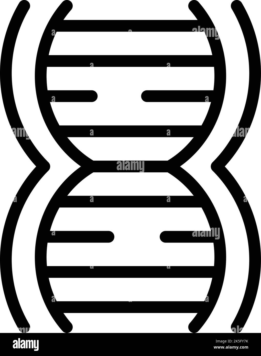 Eco dna icon outline Stock Vector Images - Alamy