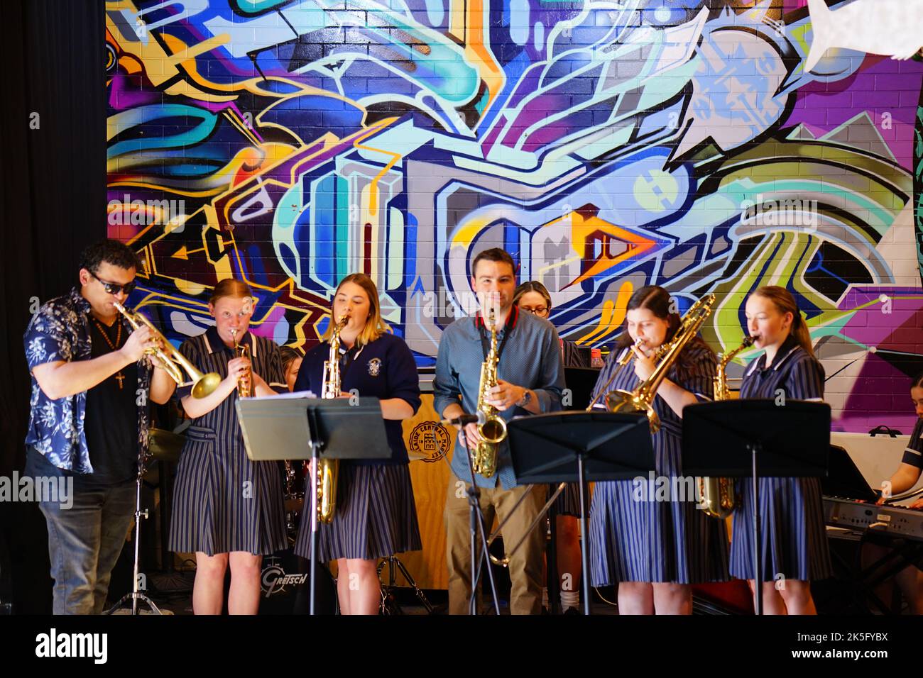 Music performance in Adelaide, South Australia Stock Photo - Alamy
