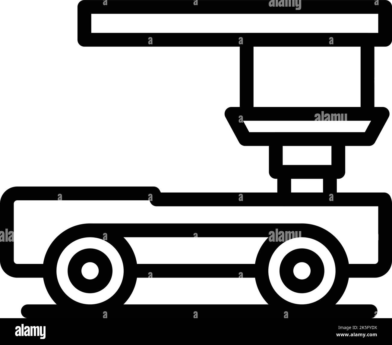Body car printer icon outline vector. Print industry. Seat plastic ...