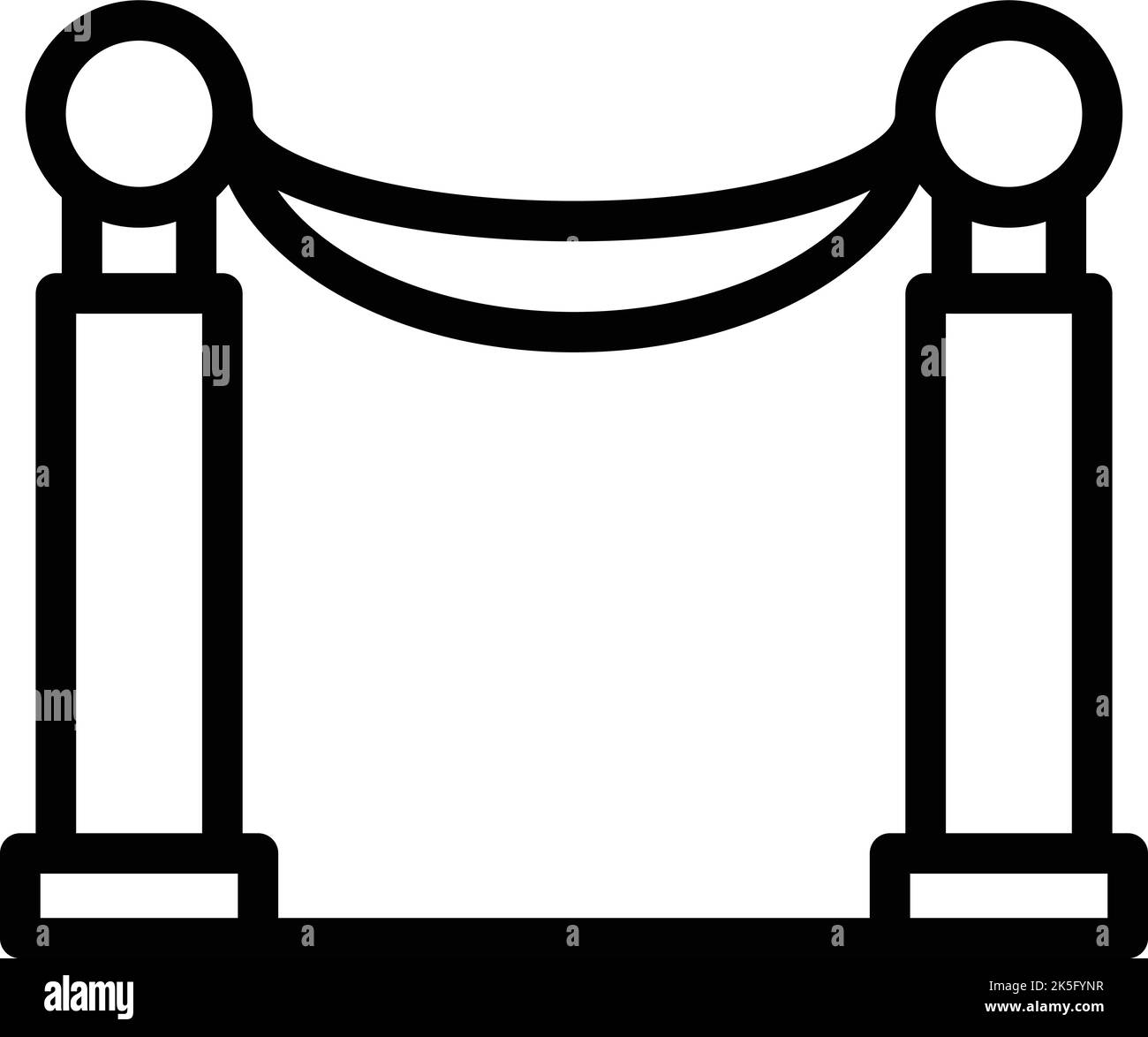 Cinema barrier icon outline vector. Car screen. Air show Stock Vector ...