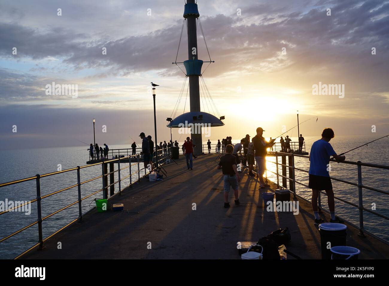 Fishing in Adelaide, South Australia Stock Photo - Alamy