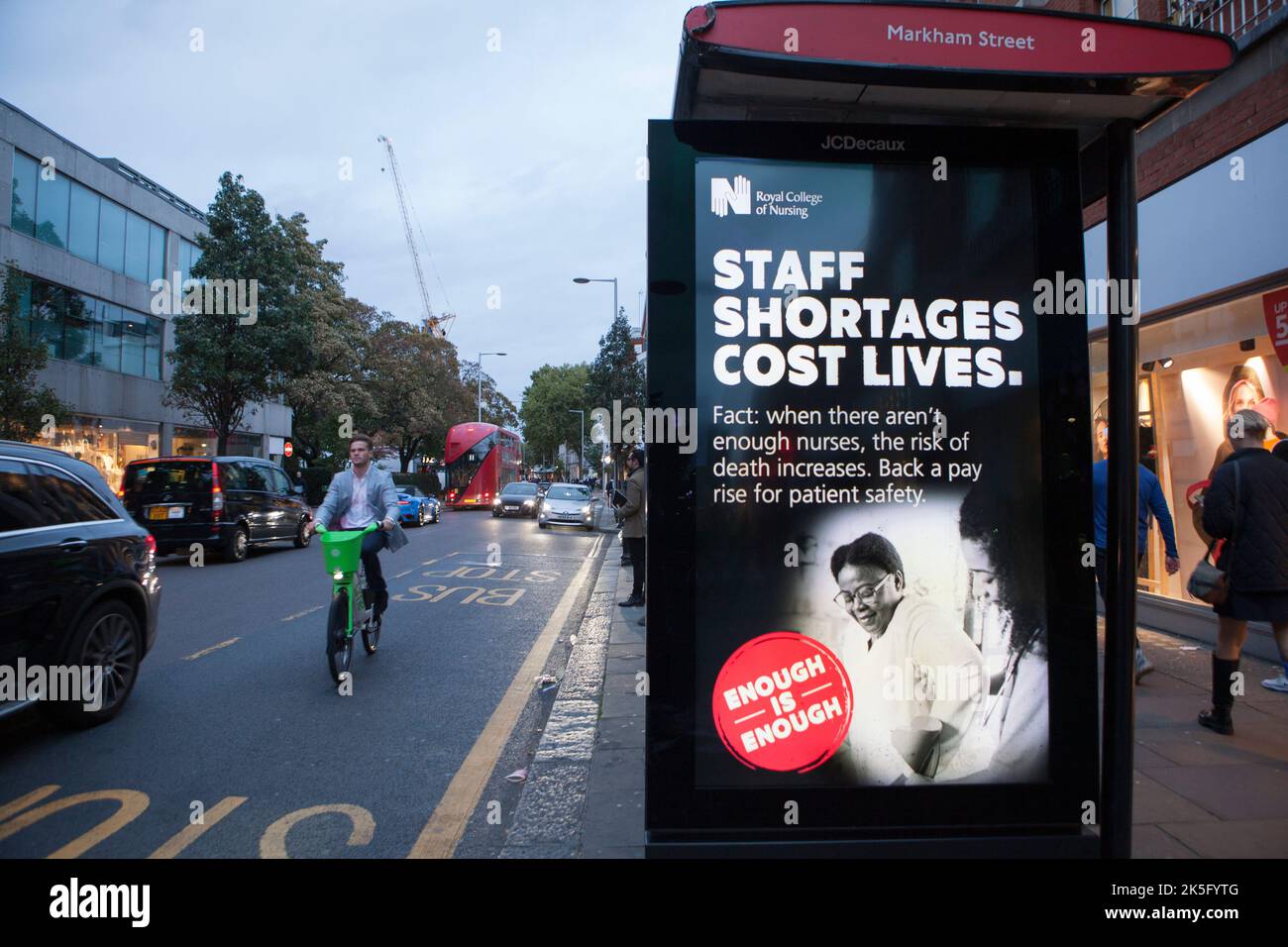 Bus stop poster uk hi-res stock photography and images - Alamy