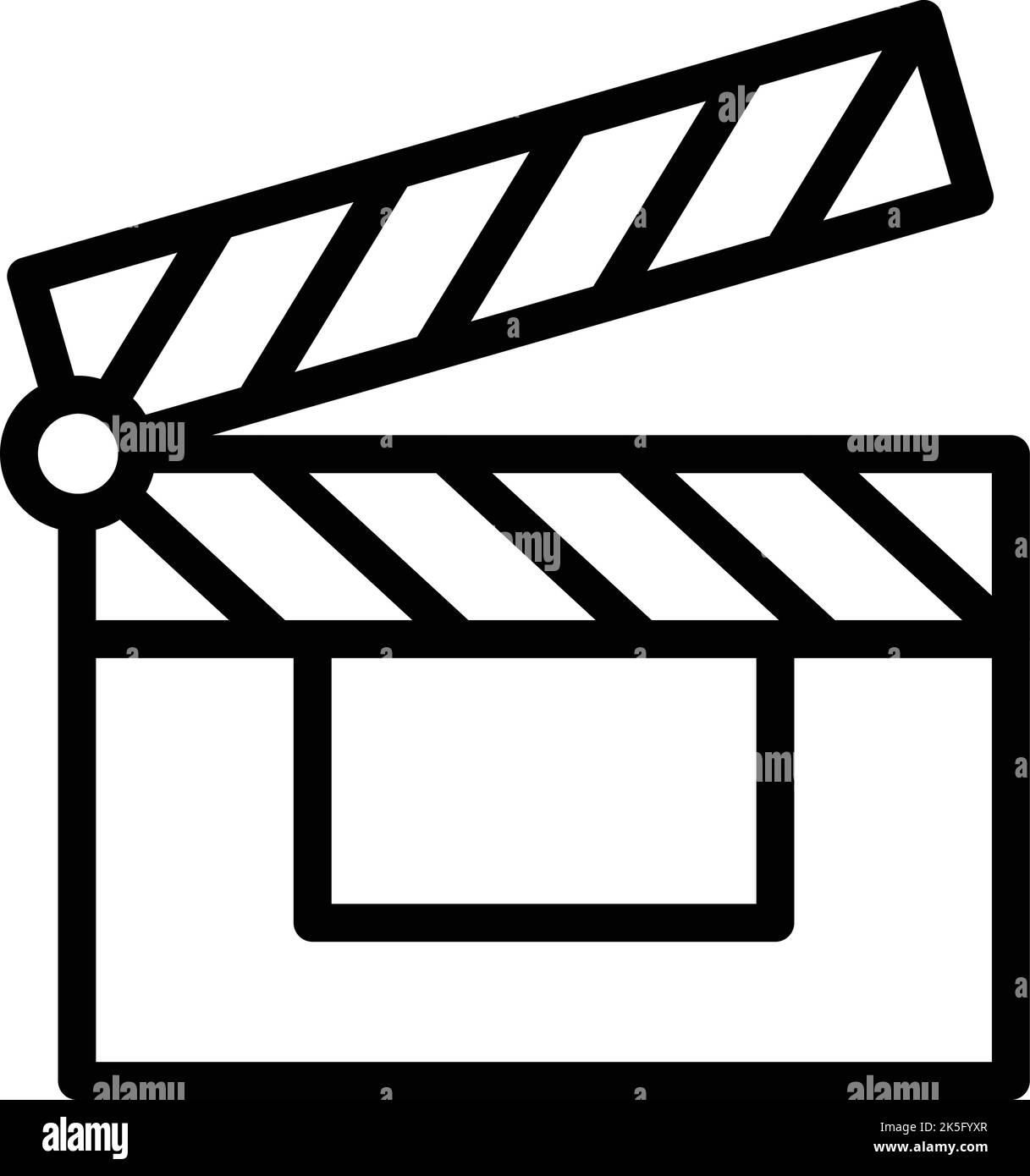 Cinema clapper icon outline vector. Auto drive. Air show Stock Vector ...