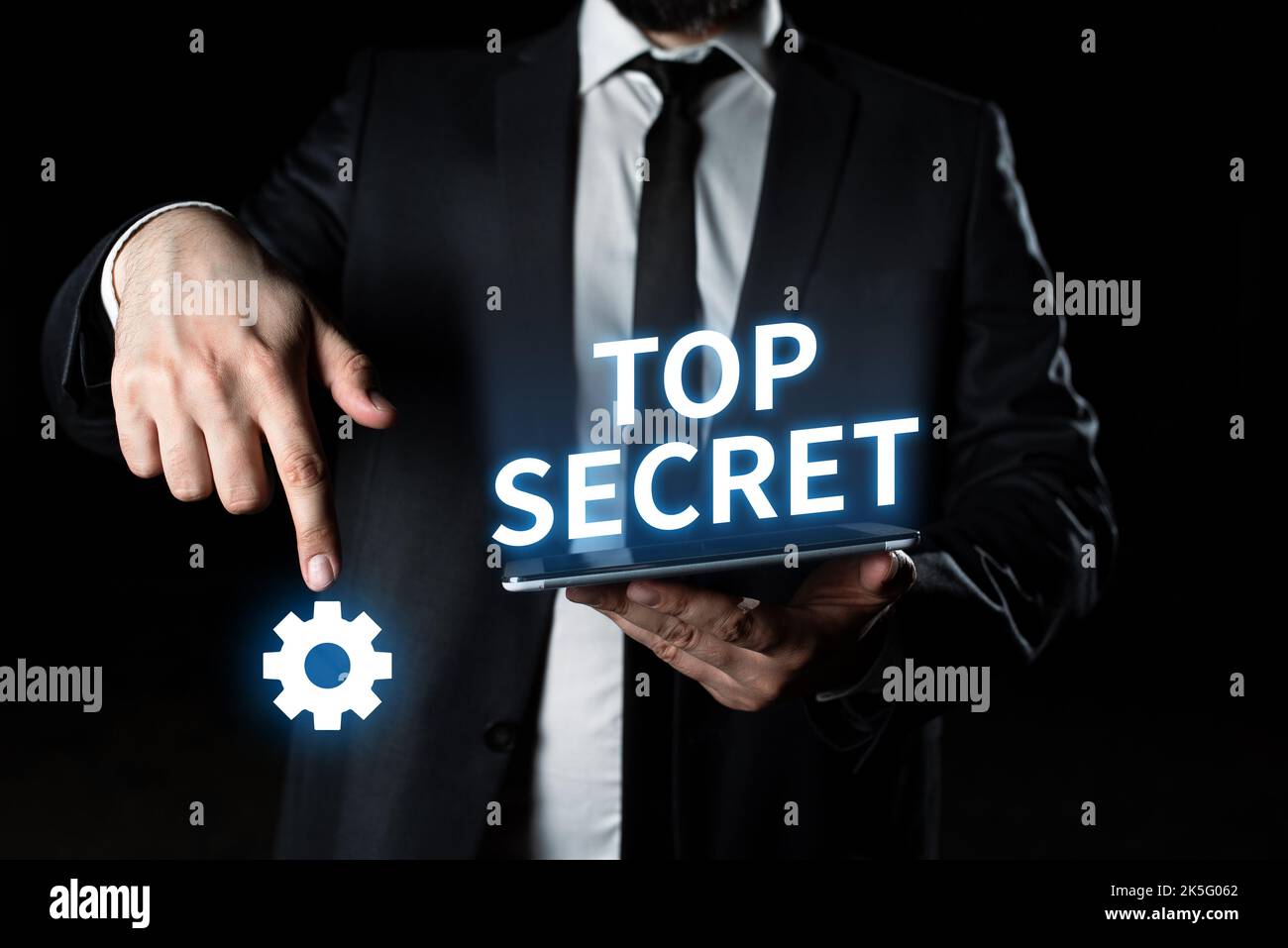 Hand writing sign Top Secret. Business concept telling someone ...