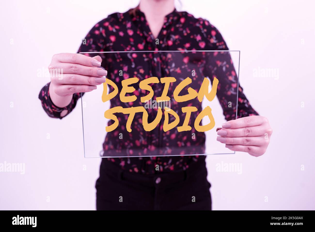 Writing displaying text Design Studio. Business idea work environment ...