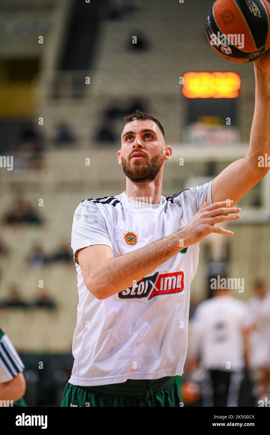 Athens, Lombardy, Greece. 6th Oct, 2022. 6 GEORGIOS PAPAGIANNIS of ...