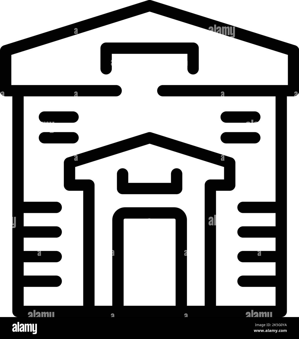 Krakow culture building icon outline vector. City map. Dark city polish ... Krakow culture building icon outline vector. City map. Dark city polish ...