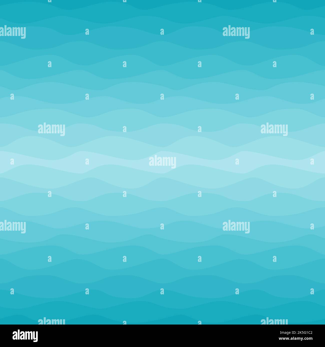 Seamless nautical ombre pattern. Gradual color waves background. Vector ...