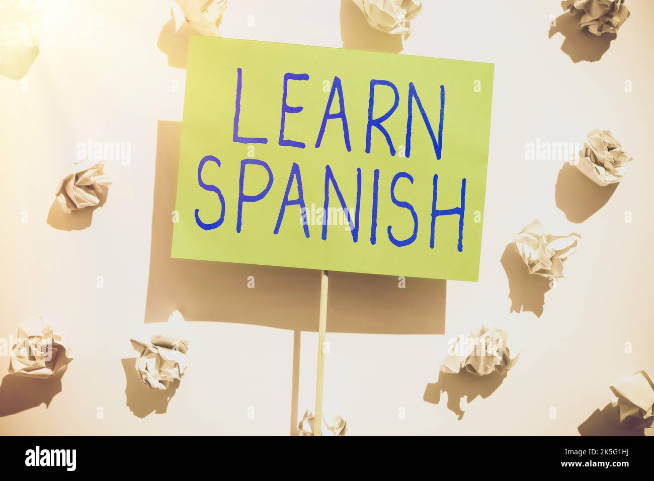 Conceptual caption Learn Spanish. Concept meaning to train writing and ...