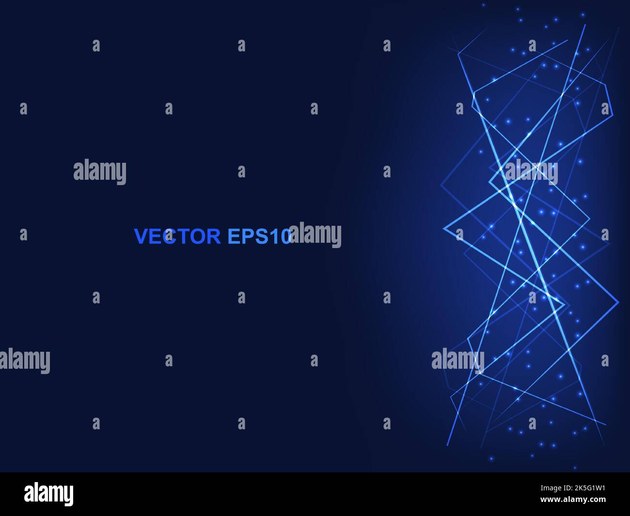 Technology polygonal vertical concept blue background Stock Vector ...