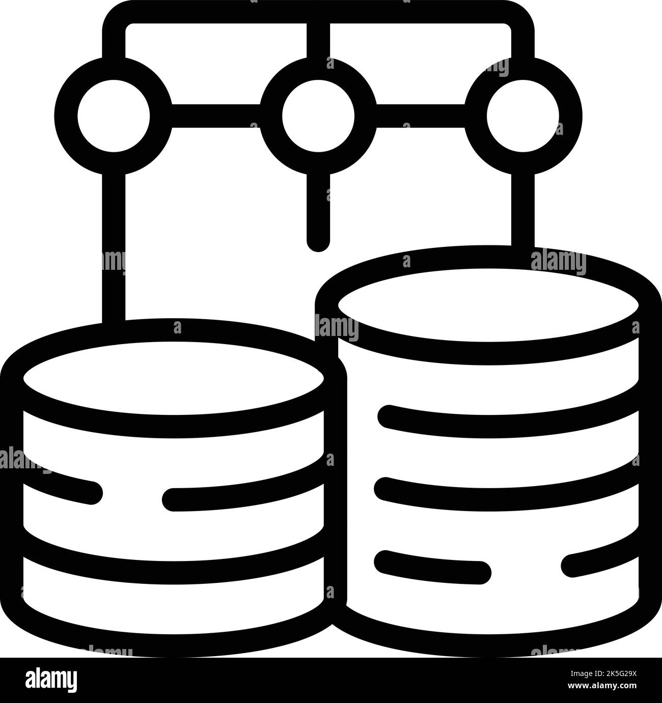 Limit finance icon outline vector. Small business. Credit lender Stock ...