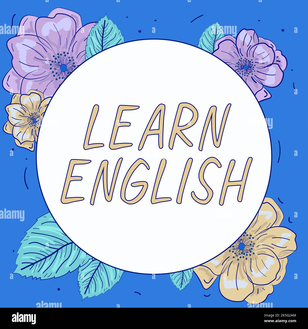 Text showing inspiration Learn English. Word Written on to train ...