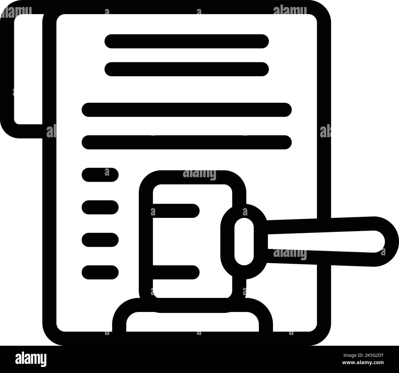 Finance gavel icon outline vector. Credit money. Small bank Stock ...