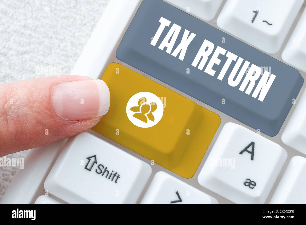 Sign displaying Tax Return. Business overview which taxpayer makes ...