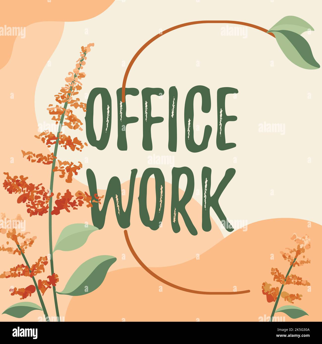 Inspiration showing sign Office Work. Word Written on a work that ...