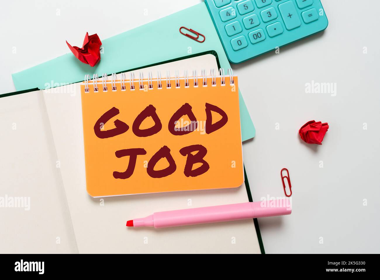 Conceptual caption Good Job. Concept meaning encourage someone for his ...