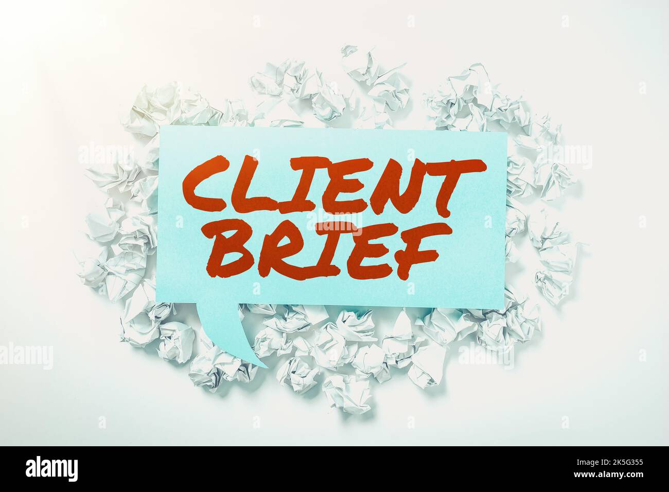 Hand writing sign Client Brief. Business showcase the document granted ...