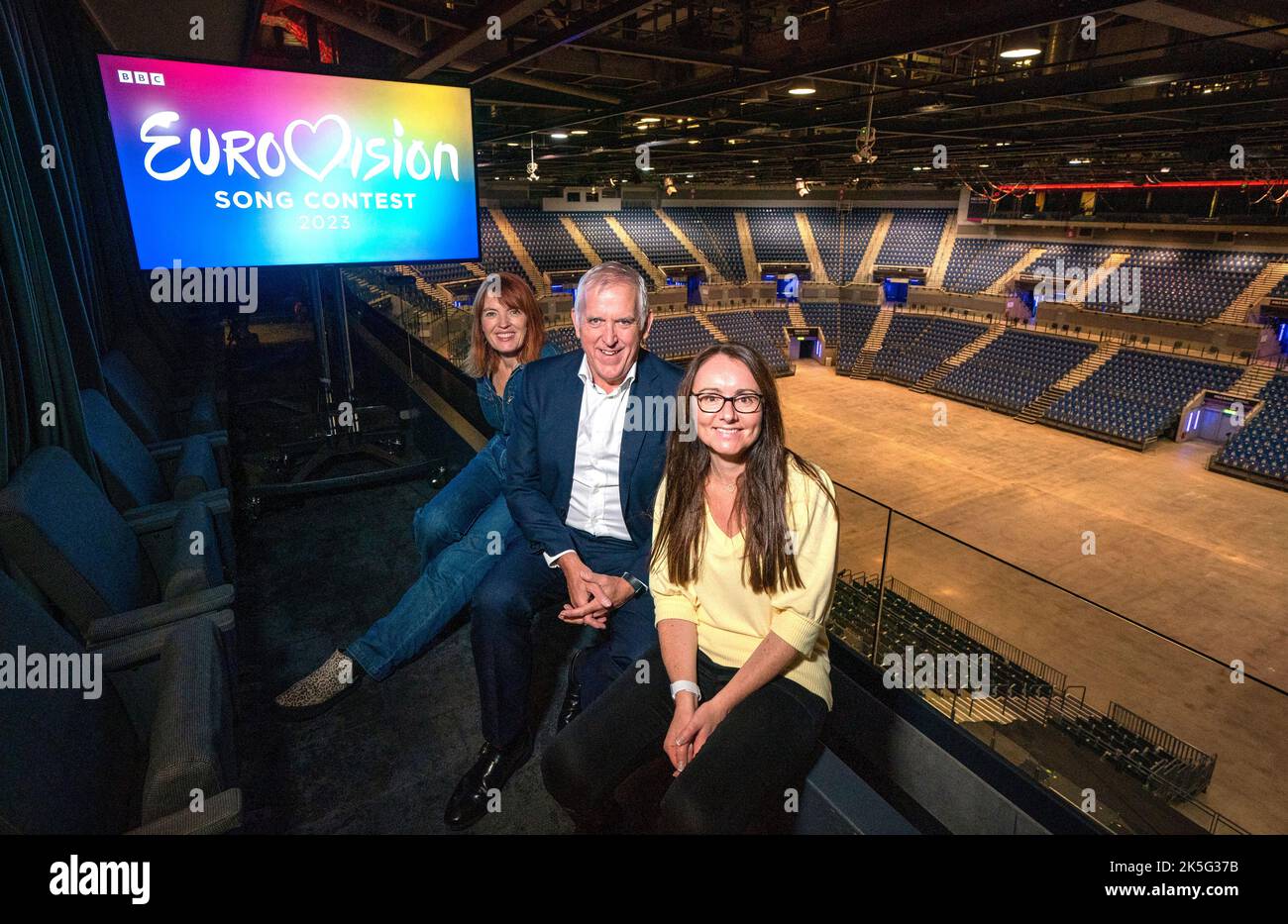 (left to right) Claire McColgan, director of Culture Liverpool, Bill ...