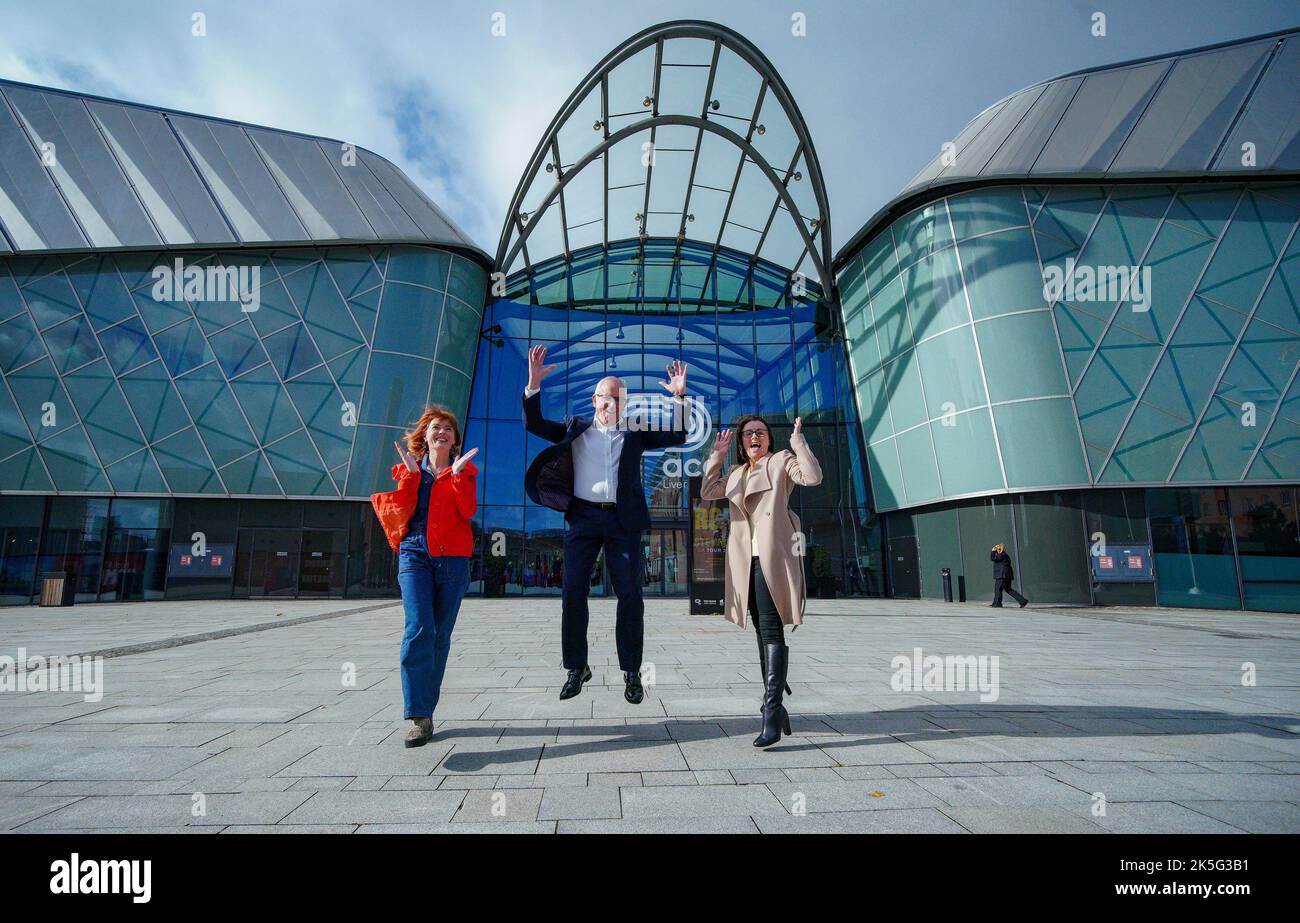 (left to right) Claire McColgan, director of Culture Liverpool, Bill ...