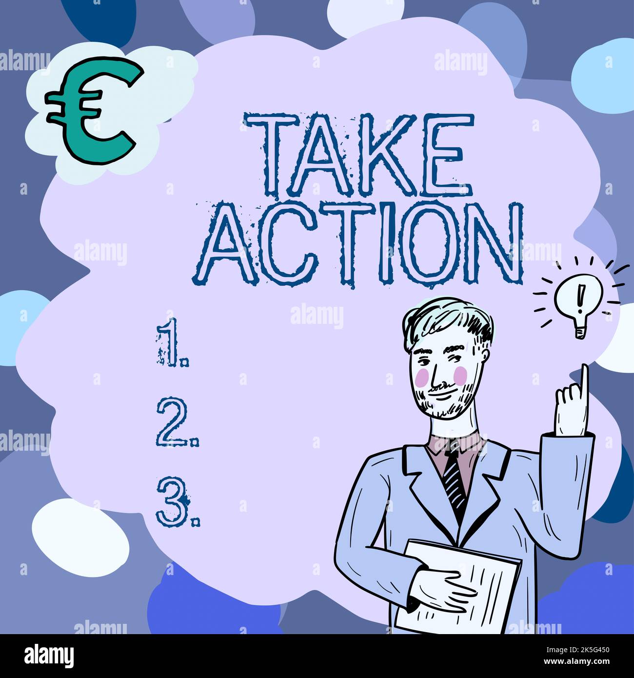 Text caption presenting Take Action. Word Written on positive act of ...