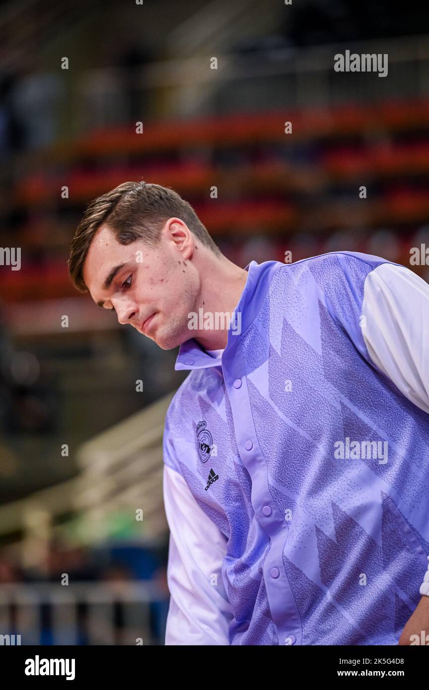 Mario Hezonja of Real Madrid in action during the Turkish Airlines ...