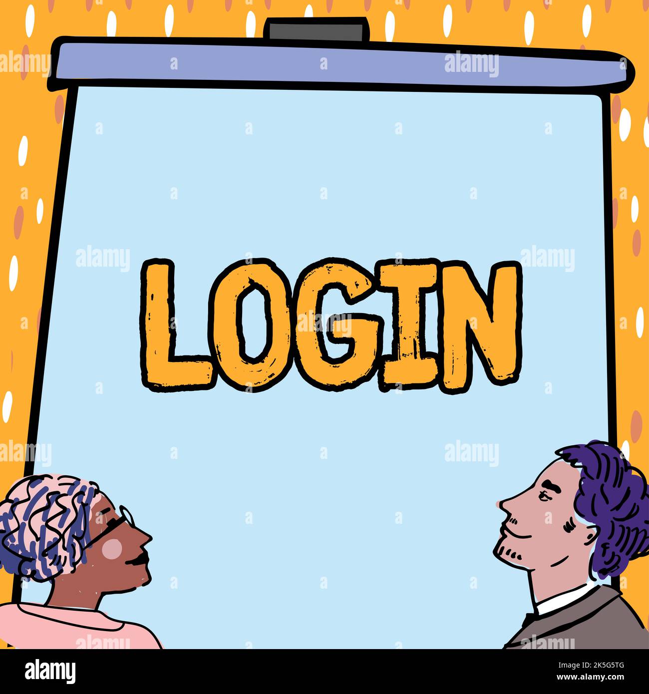 Conceptual caption Login. Internet Concept process by which an ...