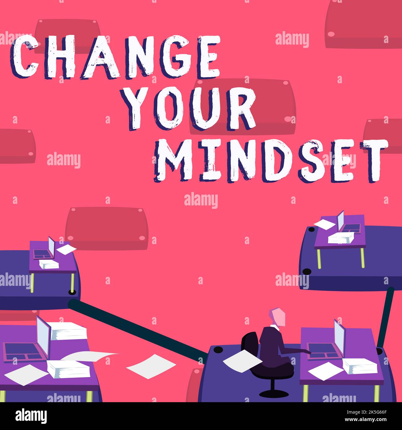 Conceptual caption Change Your Mindset. Business approach Personal ...