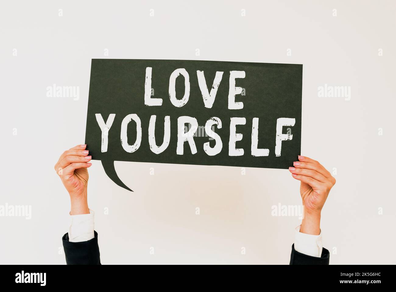 Conceptual display Love Yourself. Business approach accepting the ...