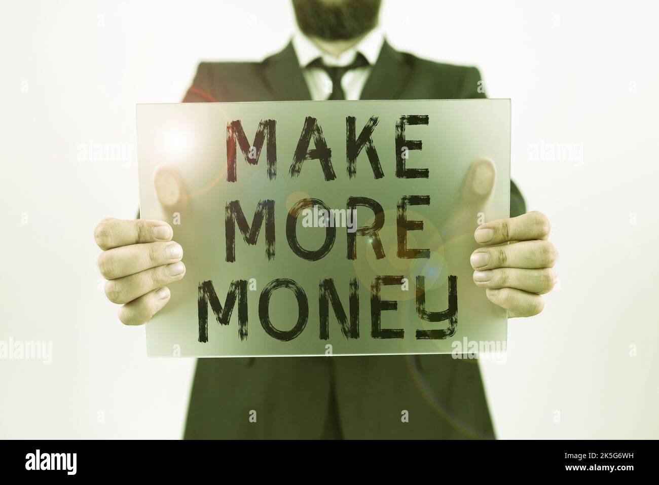 Writing displaying text Make More Money. Internet Concept Increase your ...