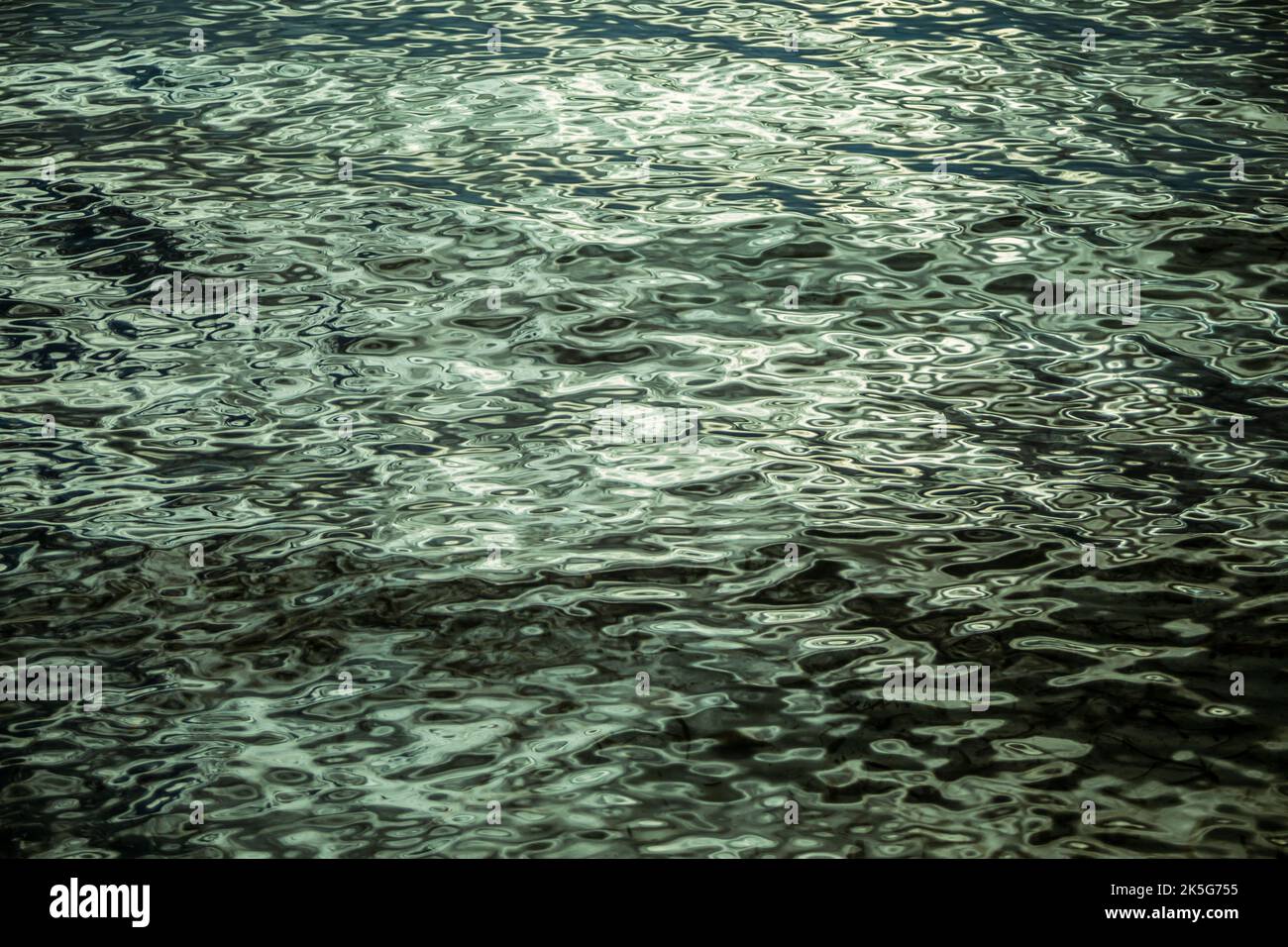 Texture formed by the rounded and curved waves of the water and the ...