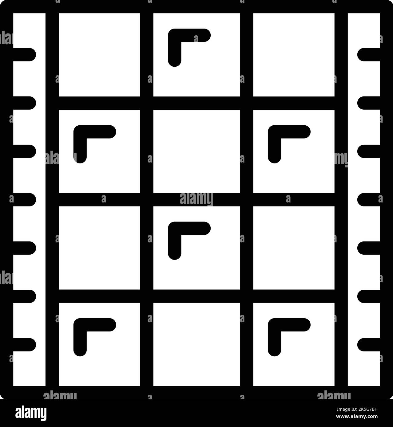 Ceramic tile icon outline vector. Marble surface. Texture material ...