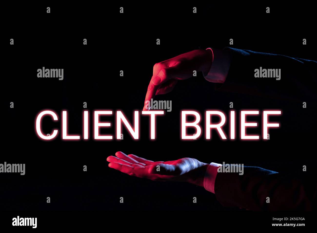 Conceptual caption Client Brief. Word for the document granted by ...