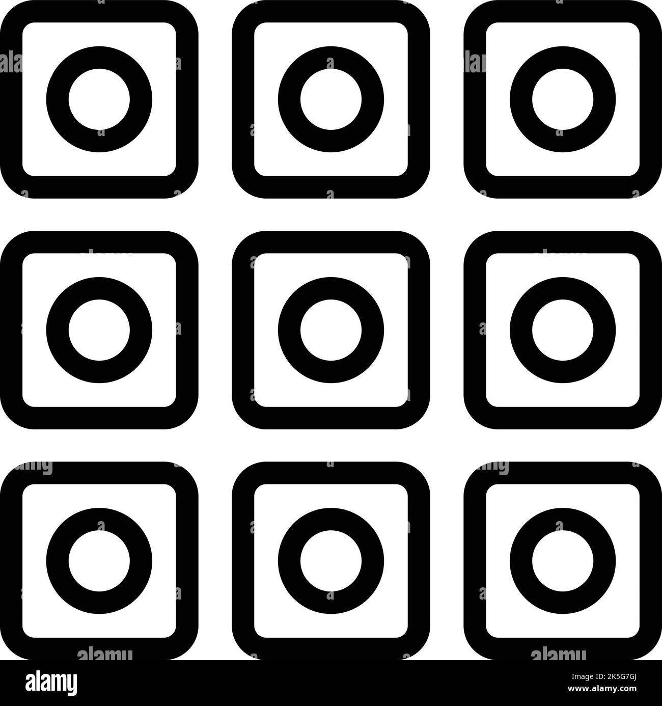 Production tile icon outline vector. Construction surface. Ceramic ...