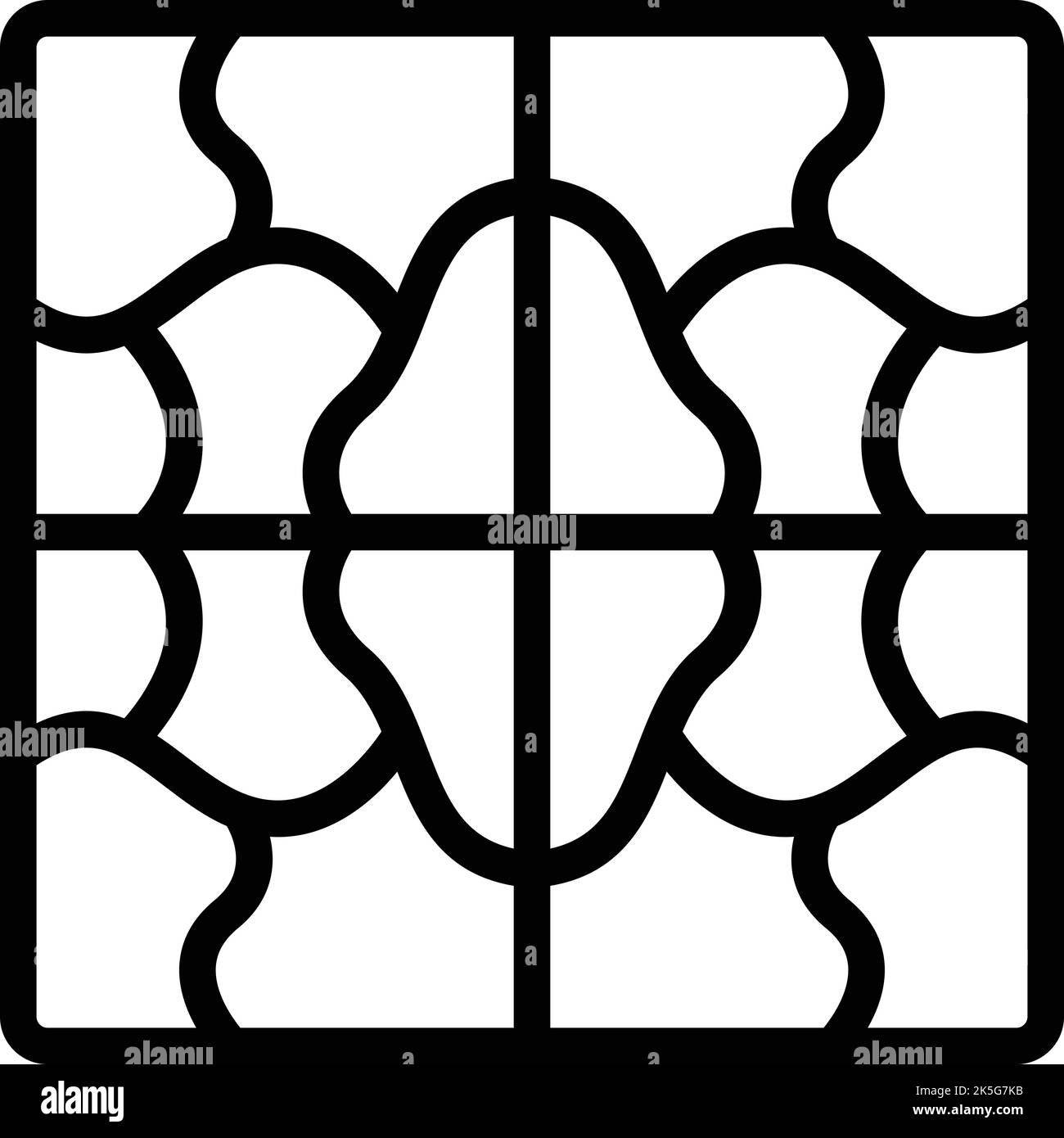 Garden tile icon outline vector. Floor installation. Home material ...