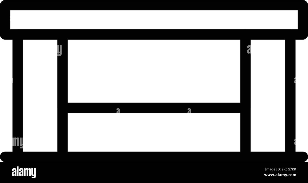 Table chair icon outline vector. Process shop. Furniture work Stock ... Table chair icon outline vector. Process shop. Furniture work Stock ...