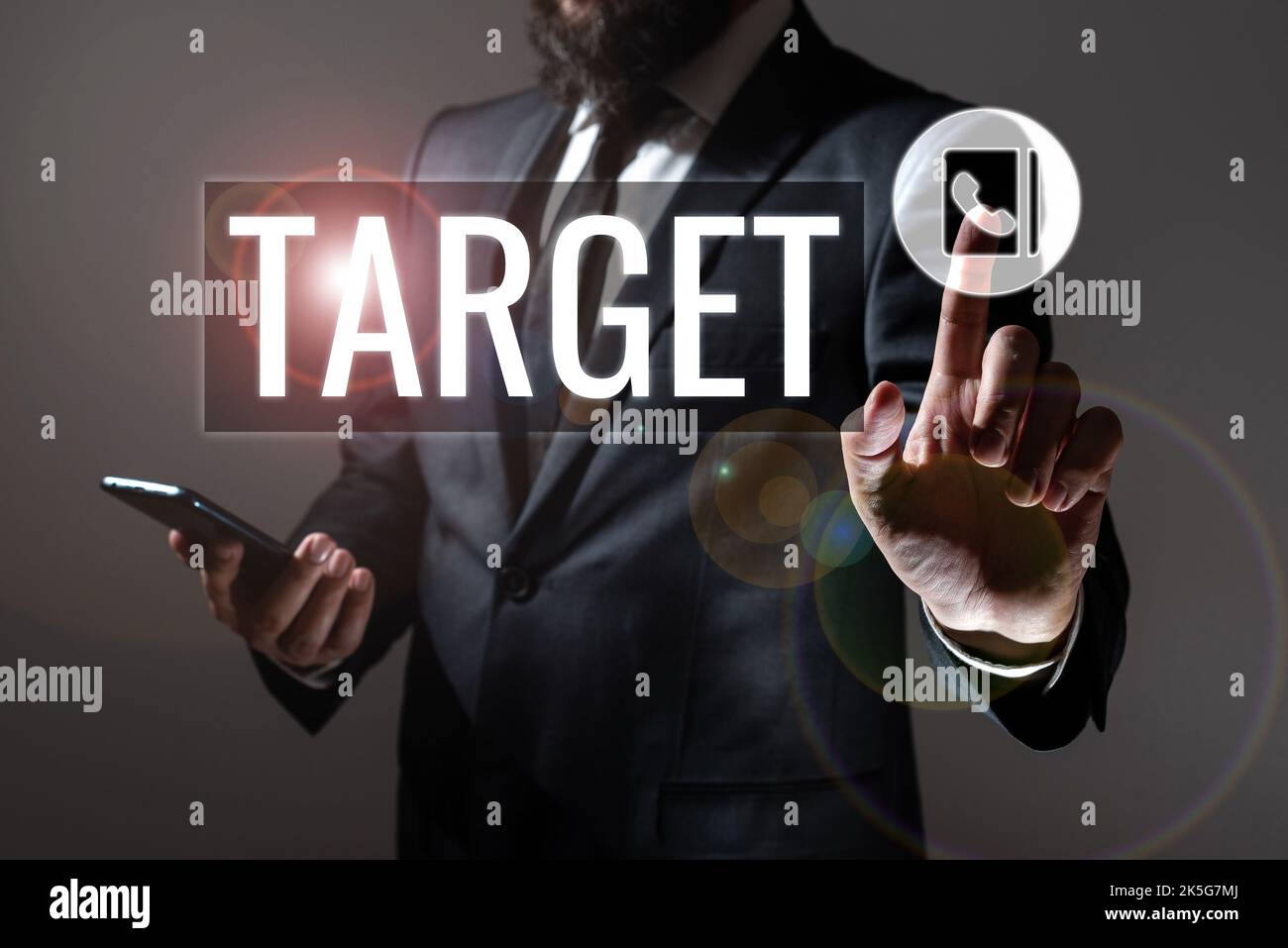 Hand writing sign Target. Business overview something at which someone ...
