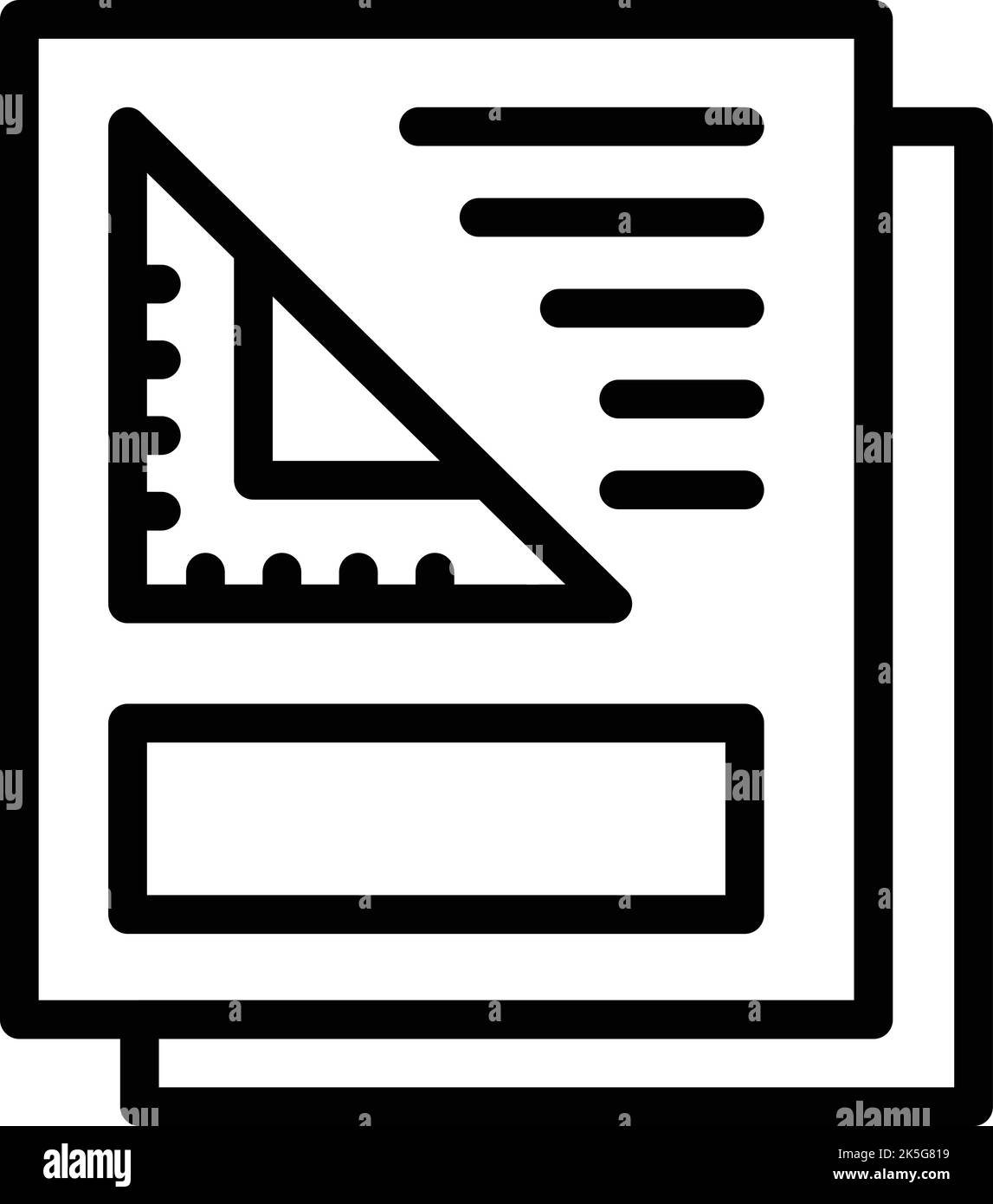 Paper Chair Icon Outline Vector Work Factory Making Process Stock Vector Image And Art Alamy