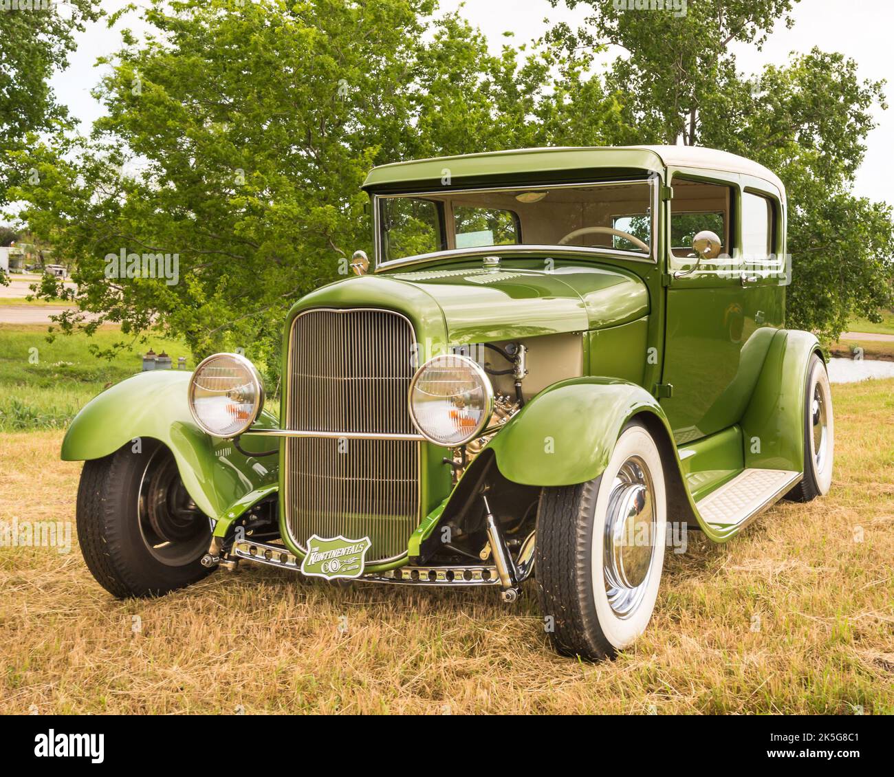 AUSTIN, TX/USA - April 17, 2015: A 1929 Ford, Lonestar Round Up car ...