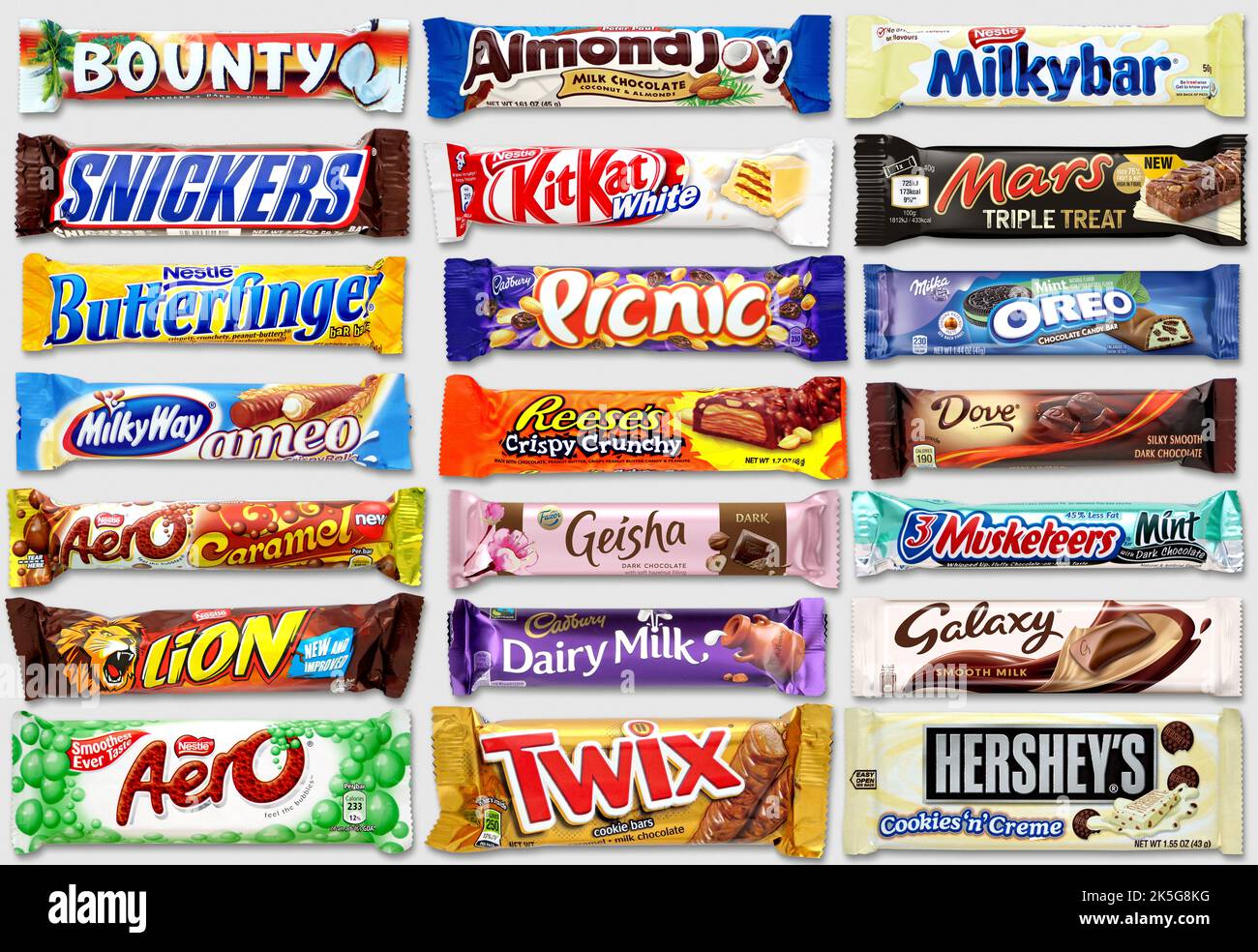Candy Bar Logos