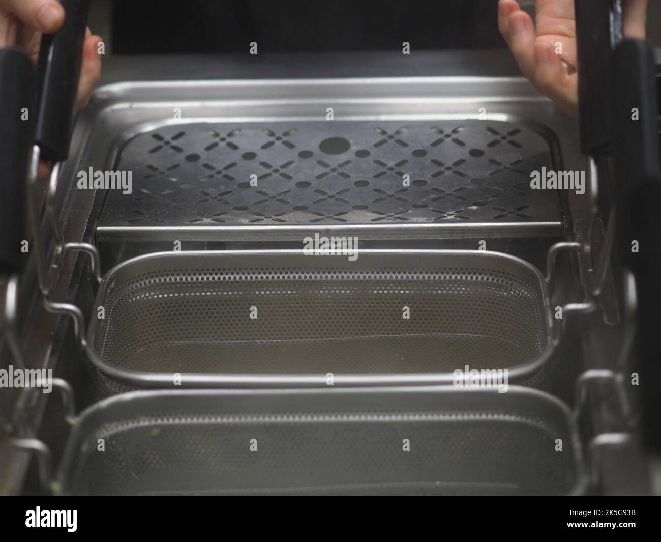 Pasta boiler in professional kitchen of restaurant Stock Photo - Alamy