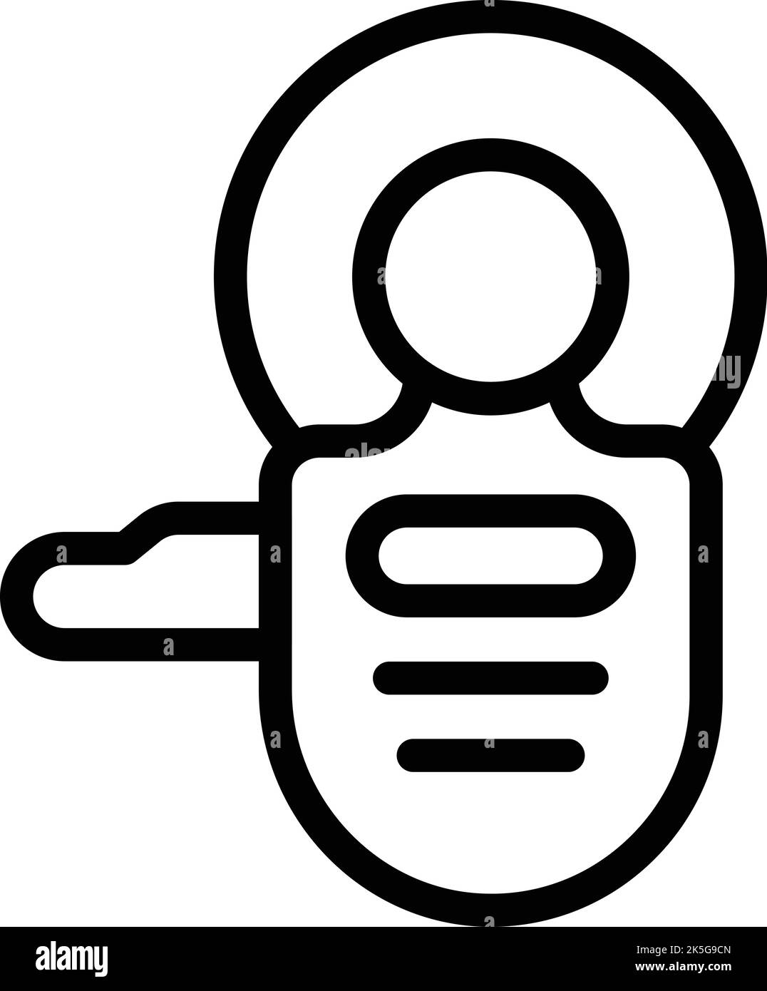 Floor installation tool icon outline vector. Home decor. Door material ...