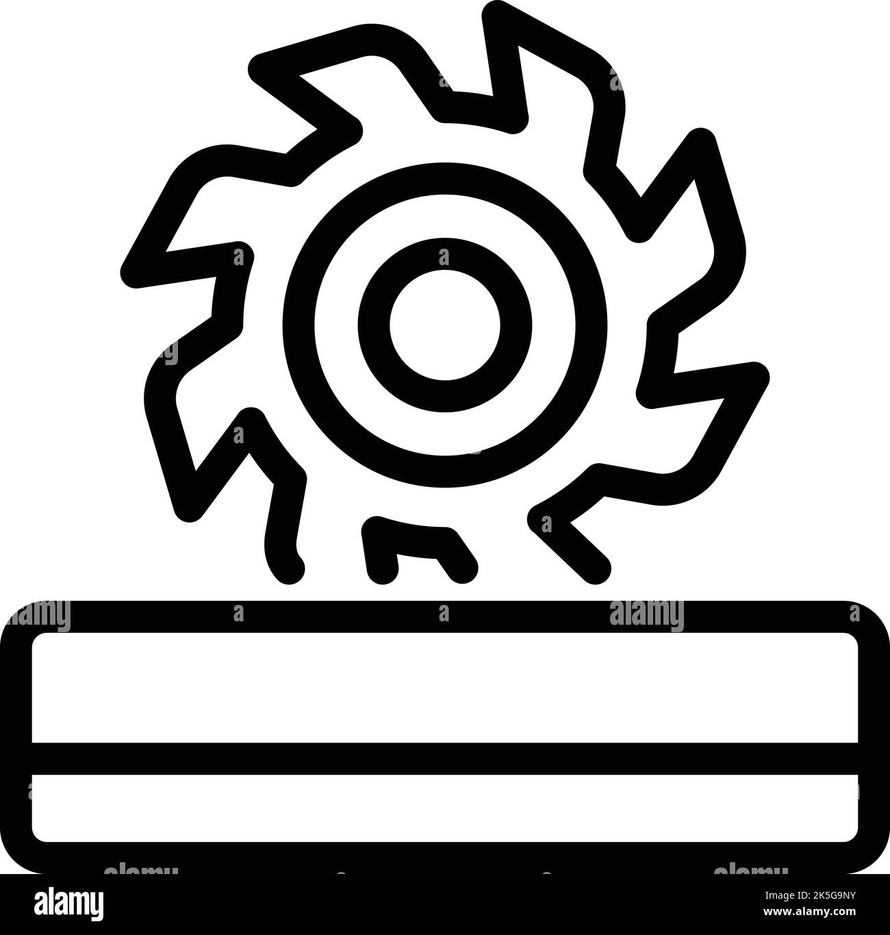 Ceramic saw Stock Vector Images - Alamy