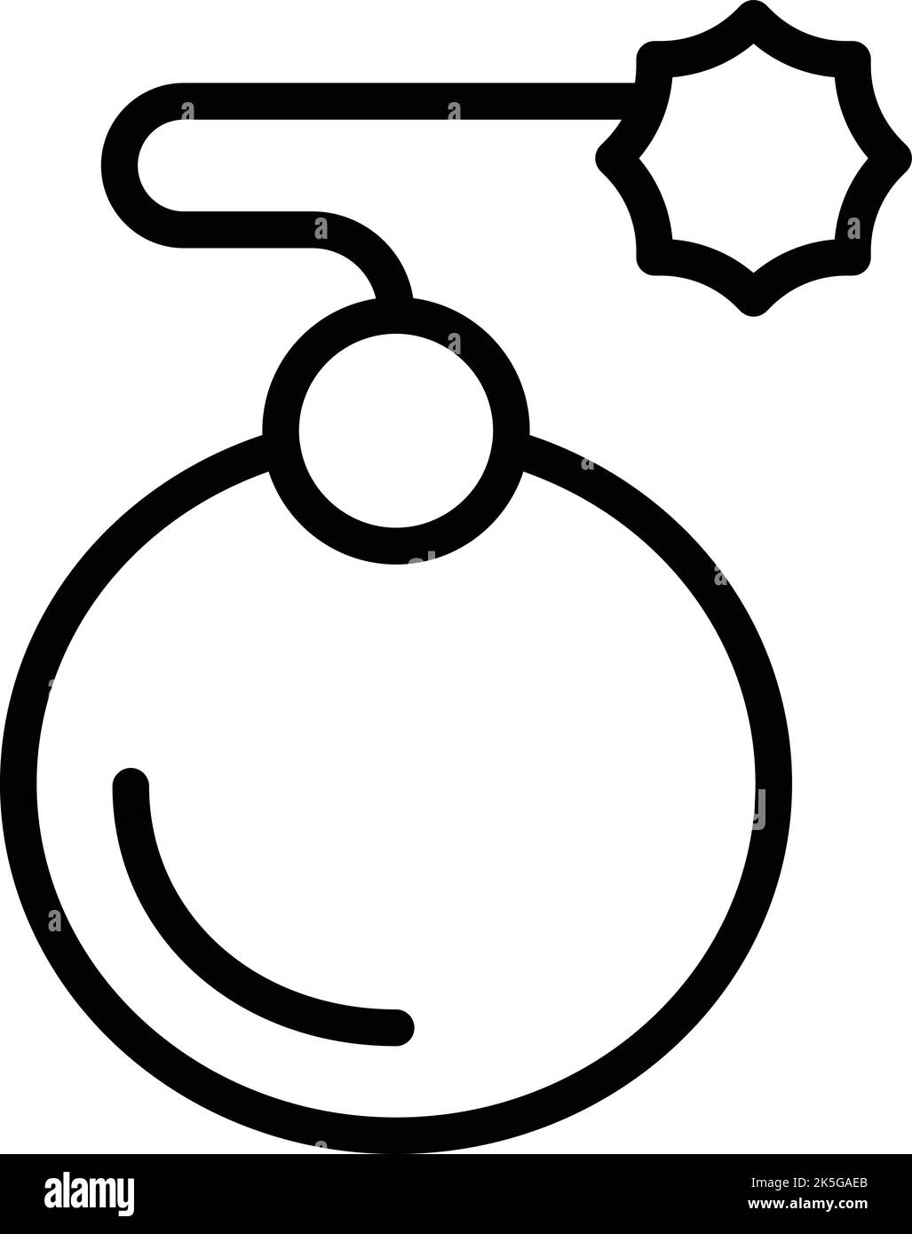 Mine bomb icon outline vector. Gold cart. Miner gem Stock Vector Image ...