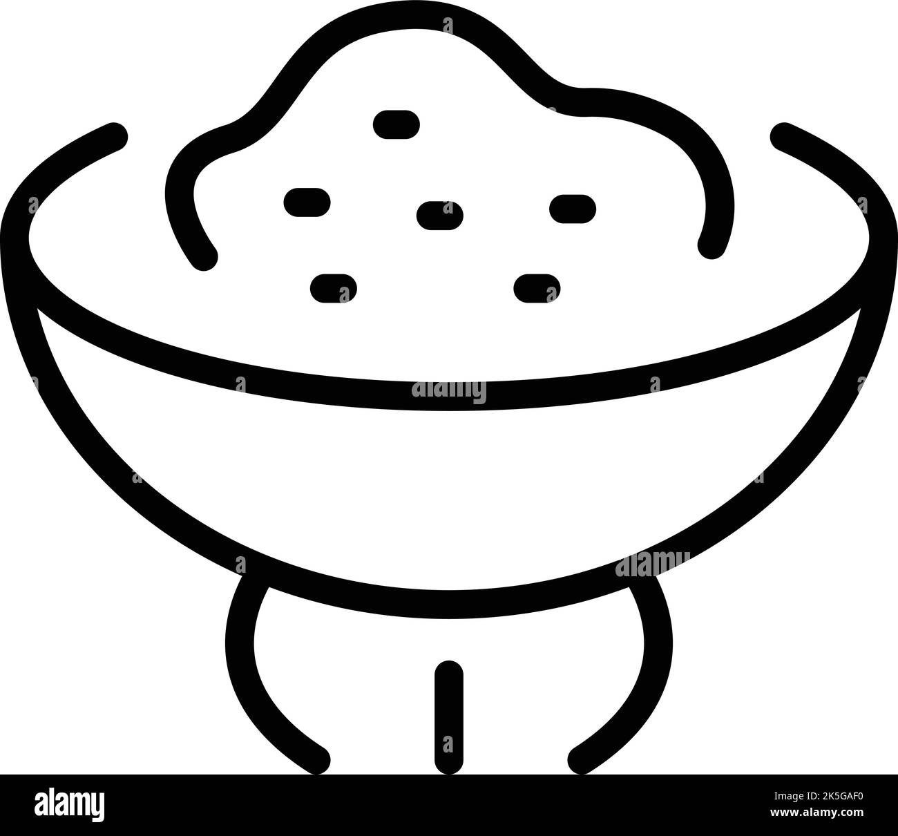 Gold powder icon outline vector. Golden game. Diamond miner Stock ...